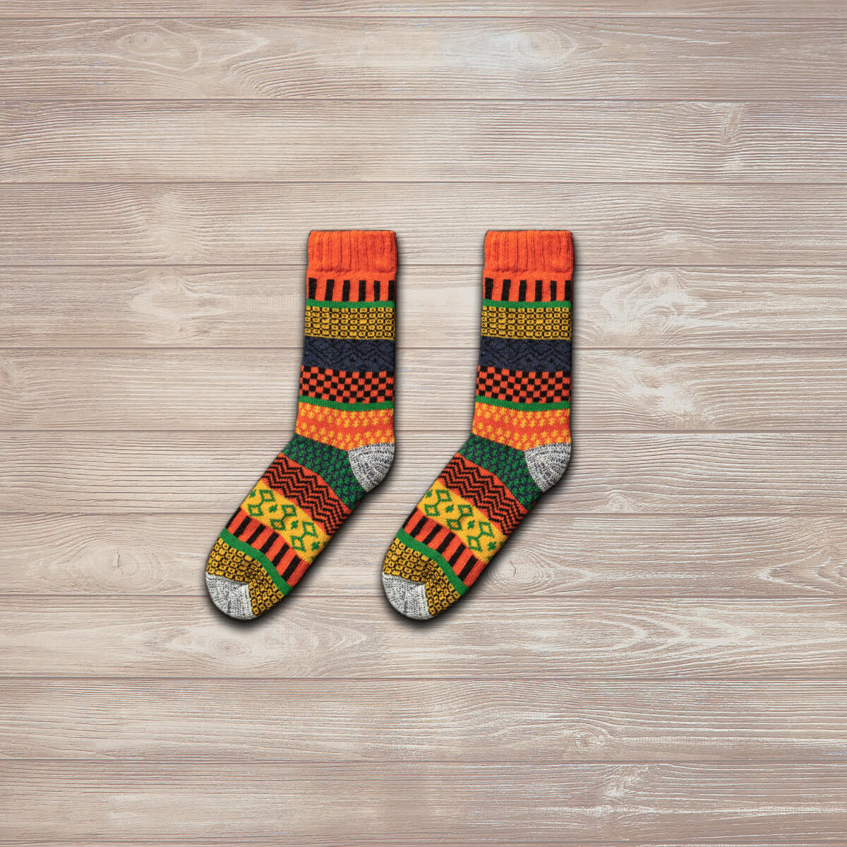 Svea オレンジ（1足） - Nordic Socks JP